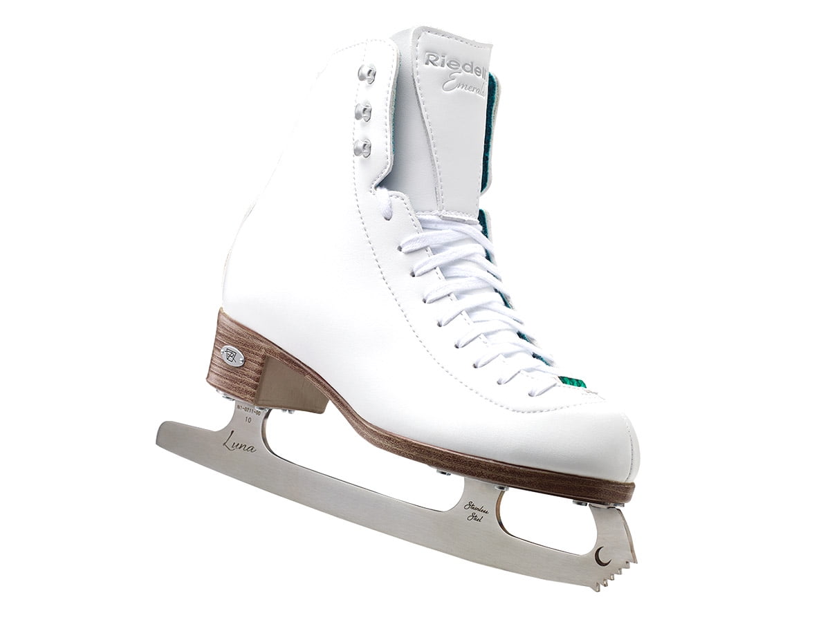 Riedell Ice Skates 19 Emerald Girls Shoes - Walmart.com