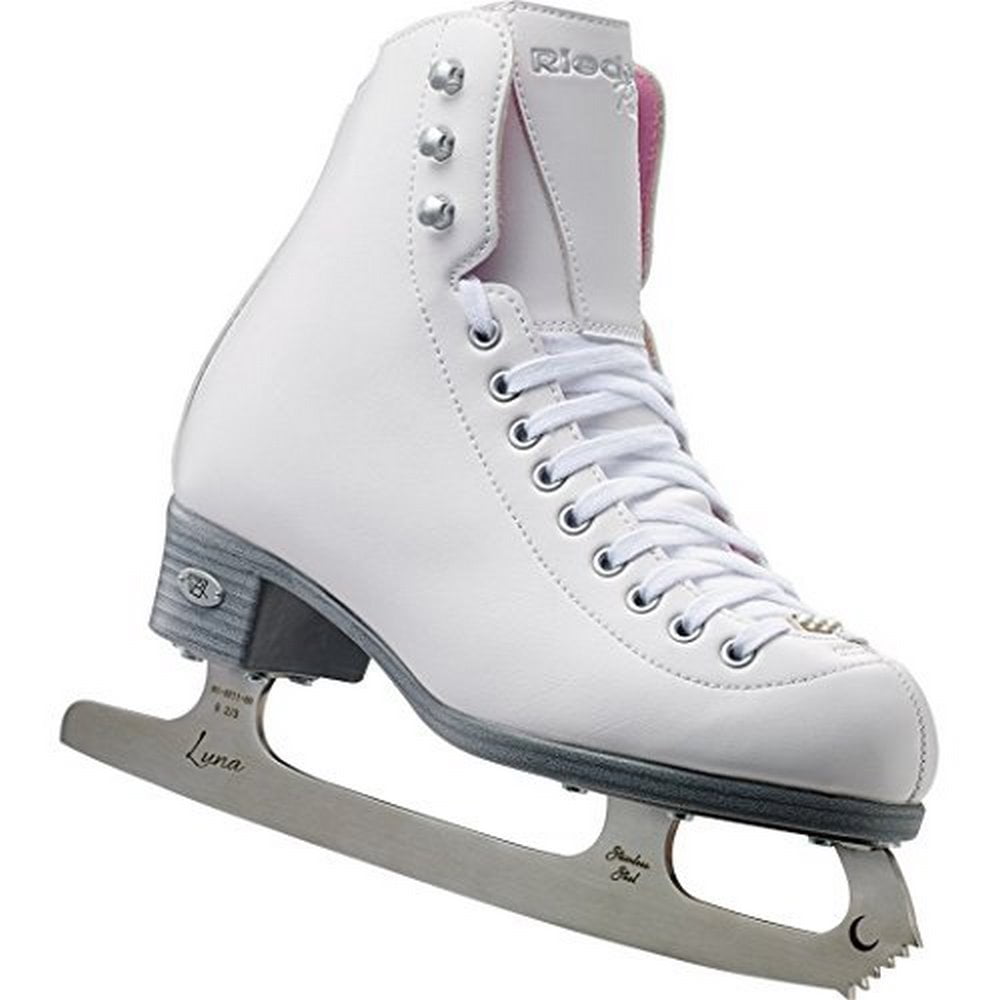 Riedell Pearl Ladies Figure Skates With Eclipse Luna Blades - Walmart.com