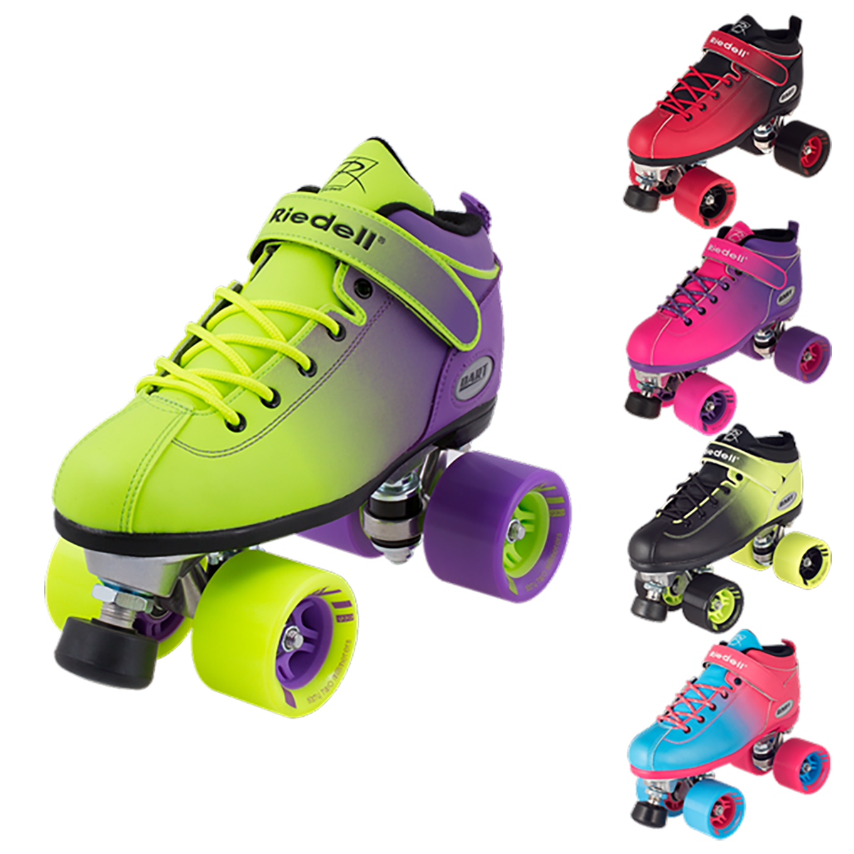 Riedell Quad Roller Skates - Dart Ombre- Fade Color - Walmart.com