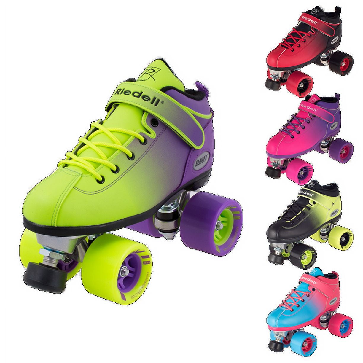 Riedell Quad Roller Skates - Dart Ombre- Fade Color - Walmart.com