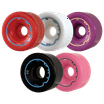 Labeda Quad Wheels Speed Jam Derby Roller Skate Diva Hard Slim 62mm 4 ...