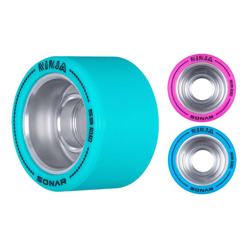 Riedell Skates Sonar Ninja Agile 59mm x 38mm Wheels (4-Pack) - Walmart.com