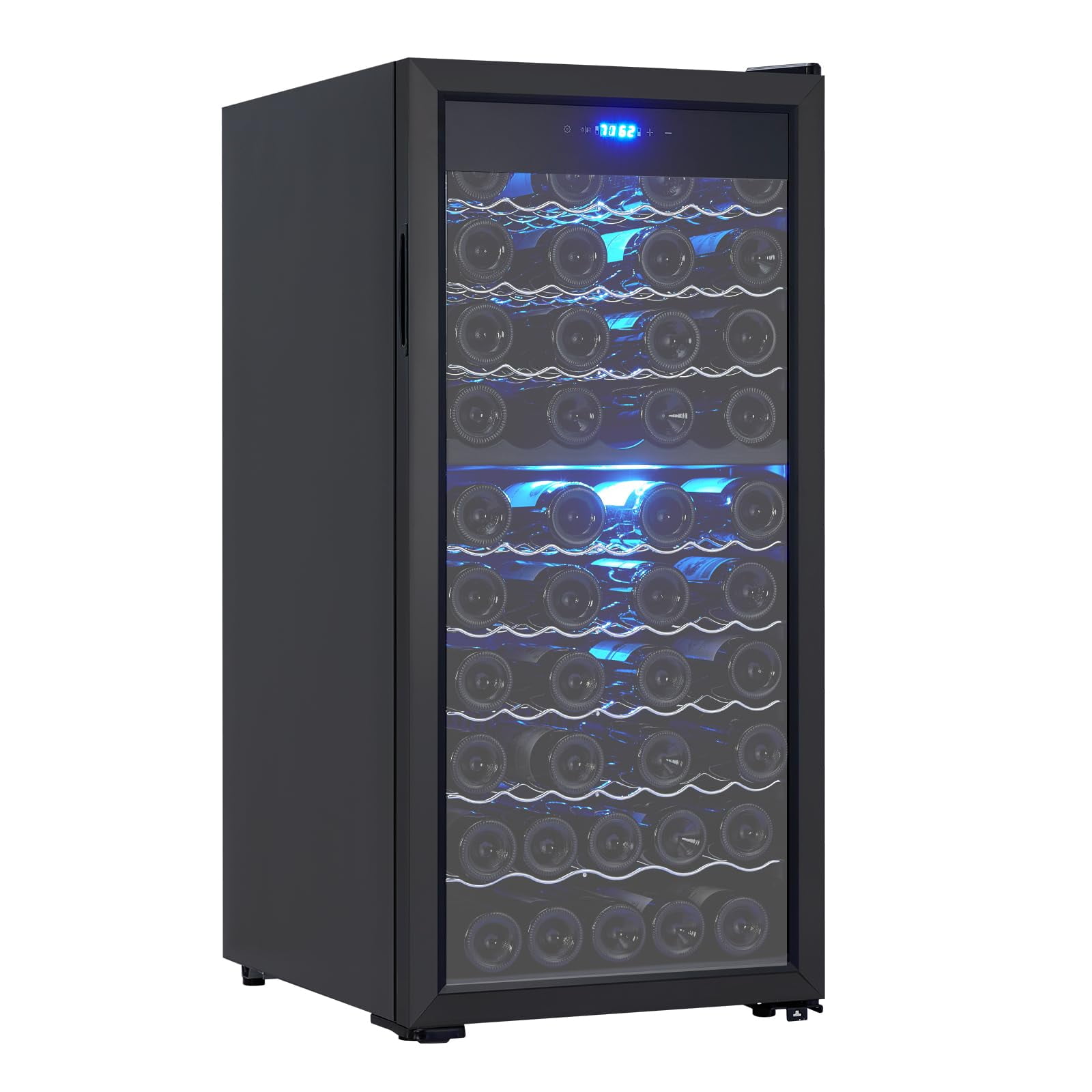Riedhoff 66 Bottle Wine Cooler Refrigerator,with Digital Temperature ...