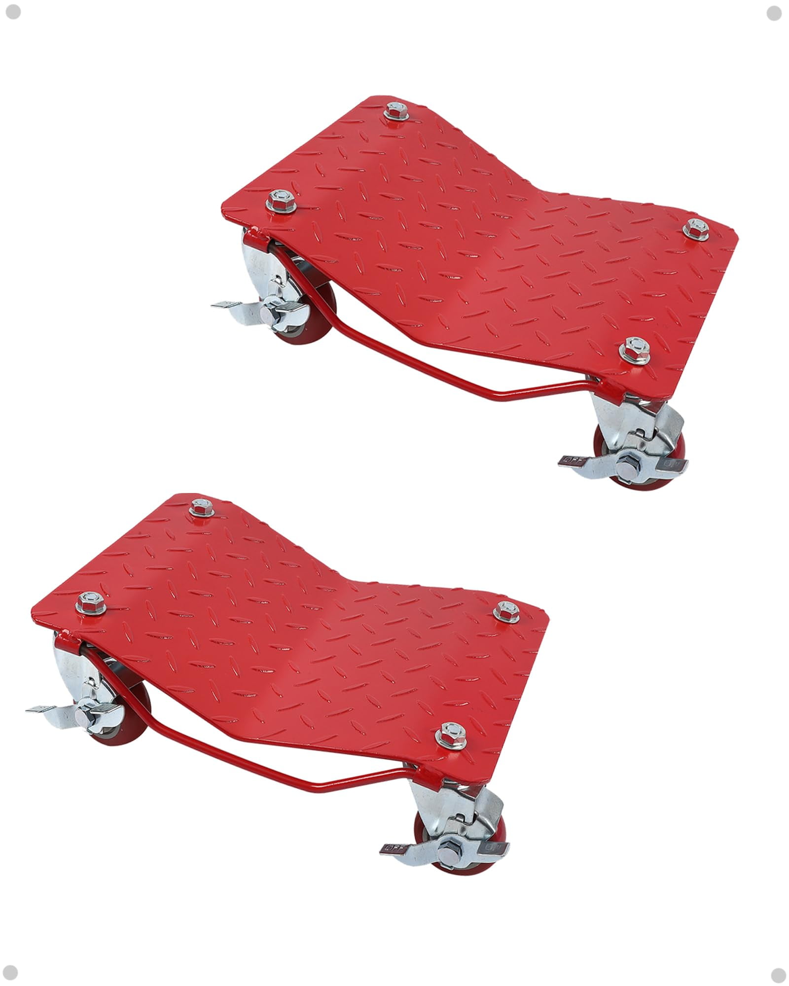 Riedhoff Car Dolly Set of 2, 3000LBS Capacity Wheel Dolly with 360 ...