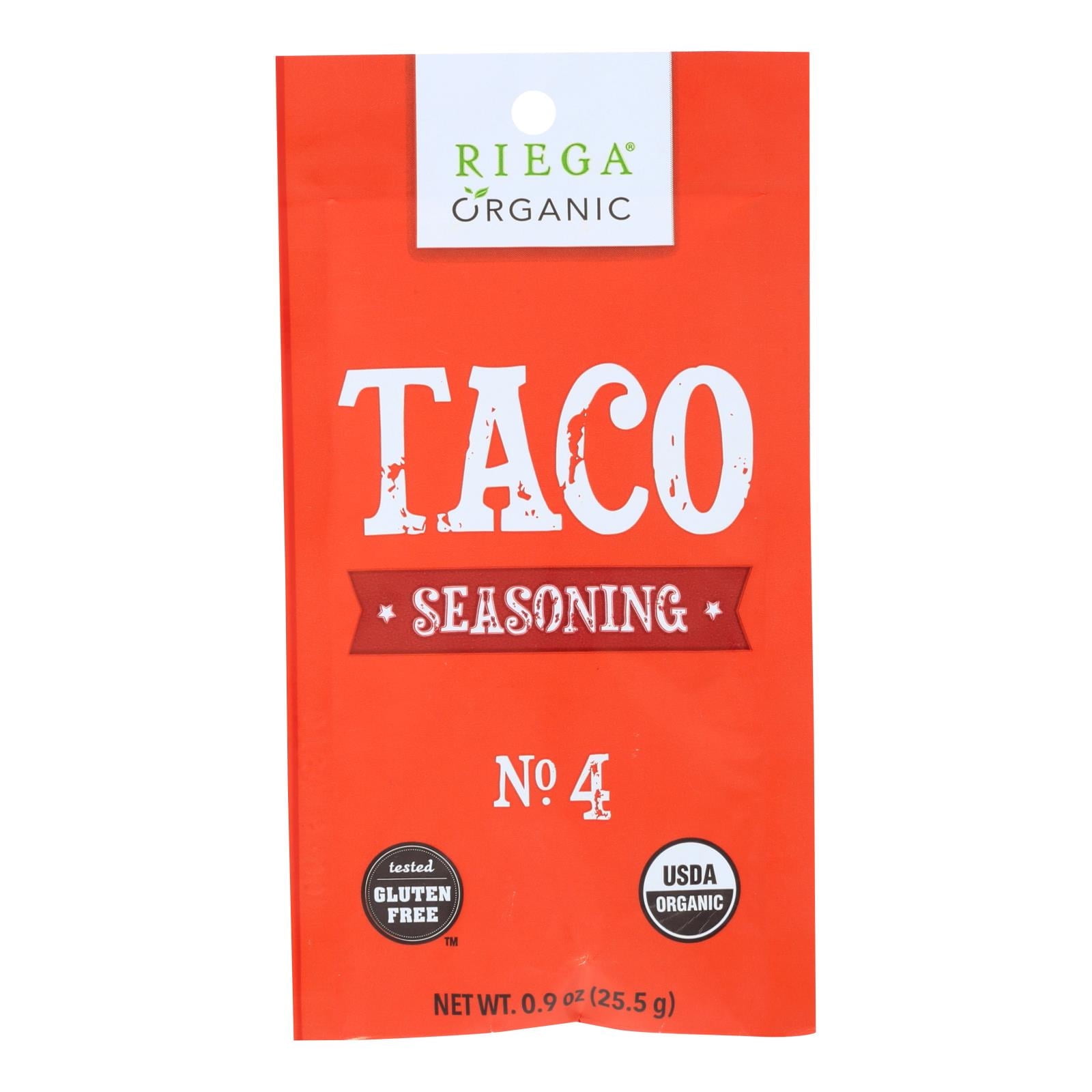 Riega Foods Seasoning - Organic - Taco - No. 4 - .9 (Case of 8 ...