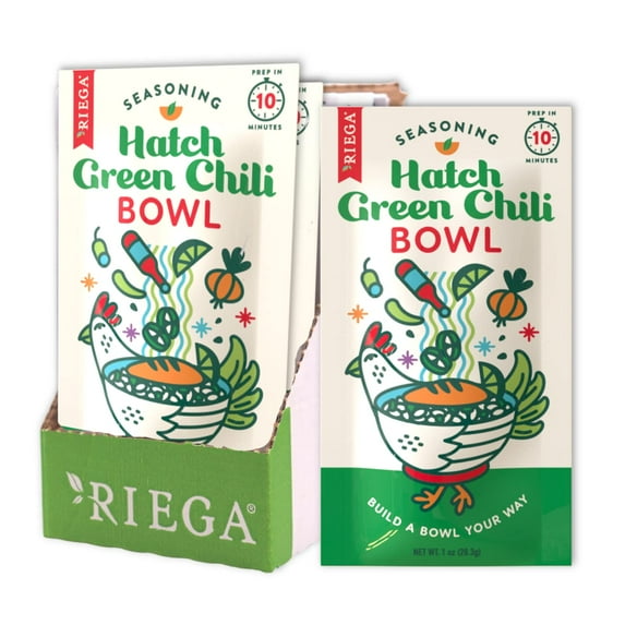 Riega Hatch Green Chili Bowl Seasoning, Authentic Hatch Green Chili ...