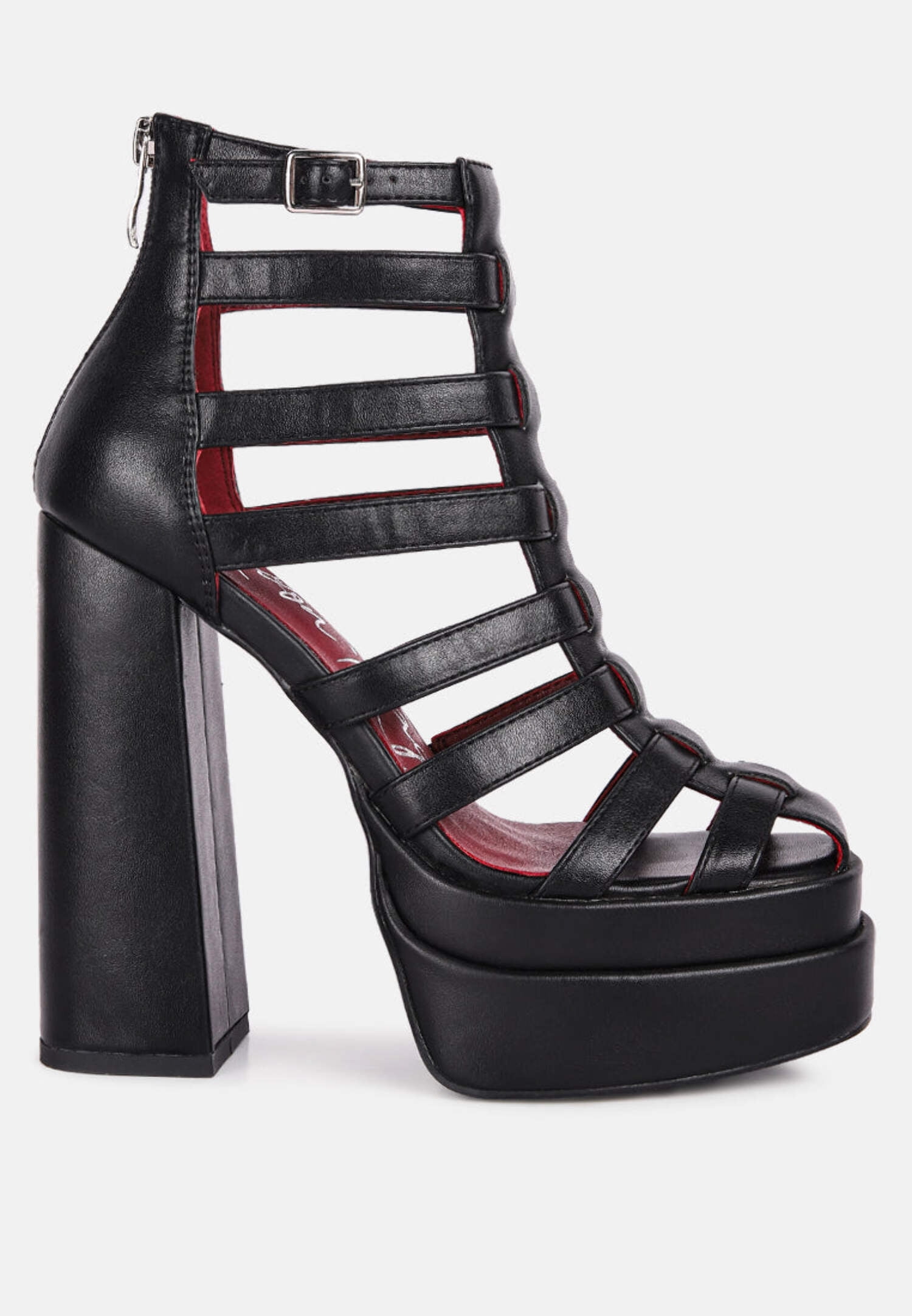 Rielle High Platform Cage Boot Sandals - Walmart.com