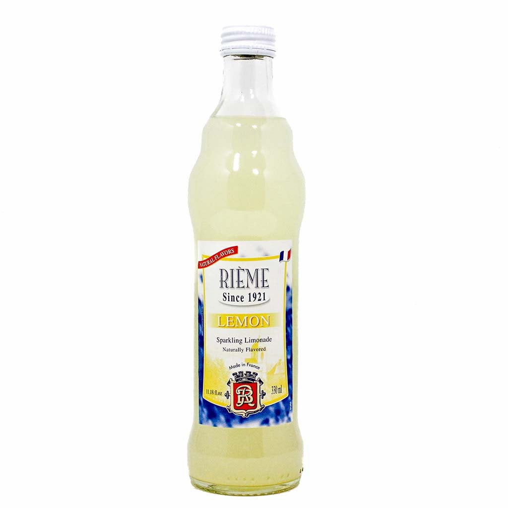 Rieme Sparkling Lemonade, Classic French Soda, 11.8 fl oz Glass Bottles ...