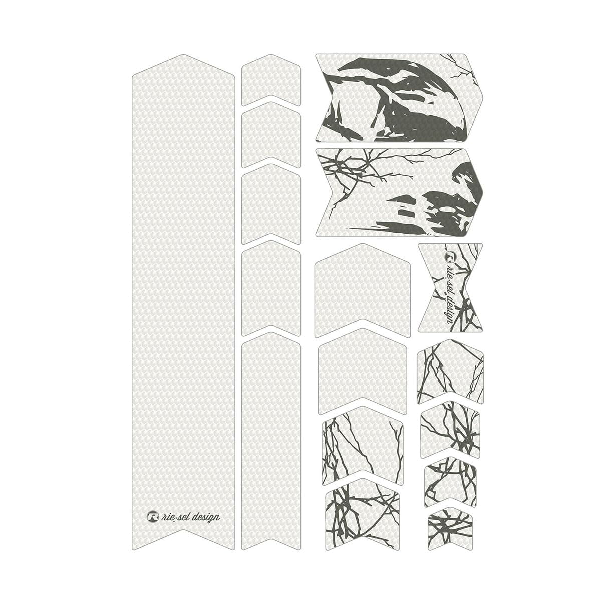 Riesel Design - Frame Protection Tape, 17-Piece Set - Bicycle Frame ...