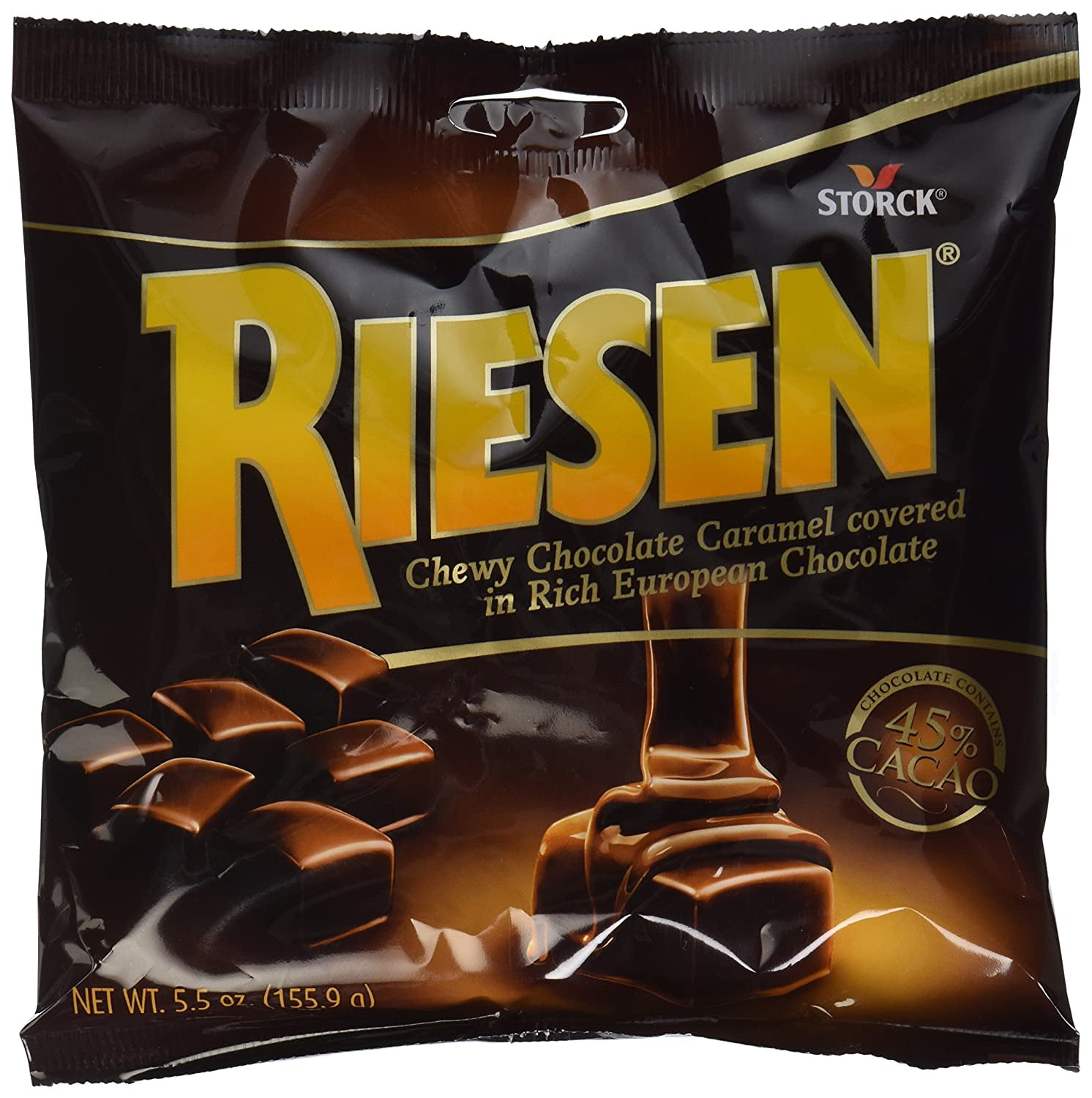 Riesen Chocolate Carmels Candy, 5.5 oz - Walmart.com