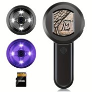 BEBANG 7" Coin Microscopefor Adults Kids, 1200X LCD Digital Microscope ...