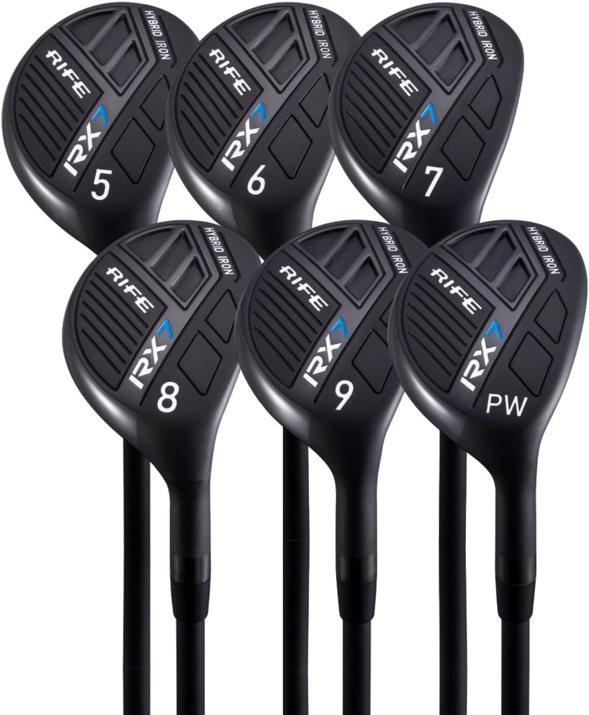 Rife Golf RX7 Regular Men's Standard Graphite Hybrid Iron Set #5-PW ...