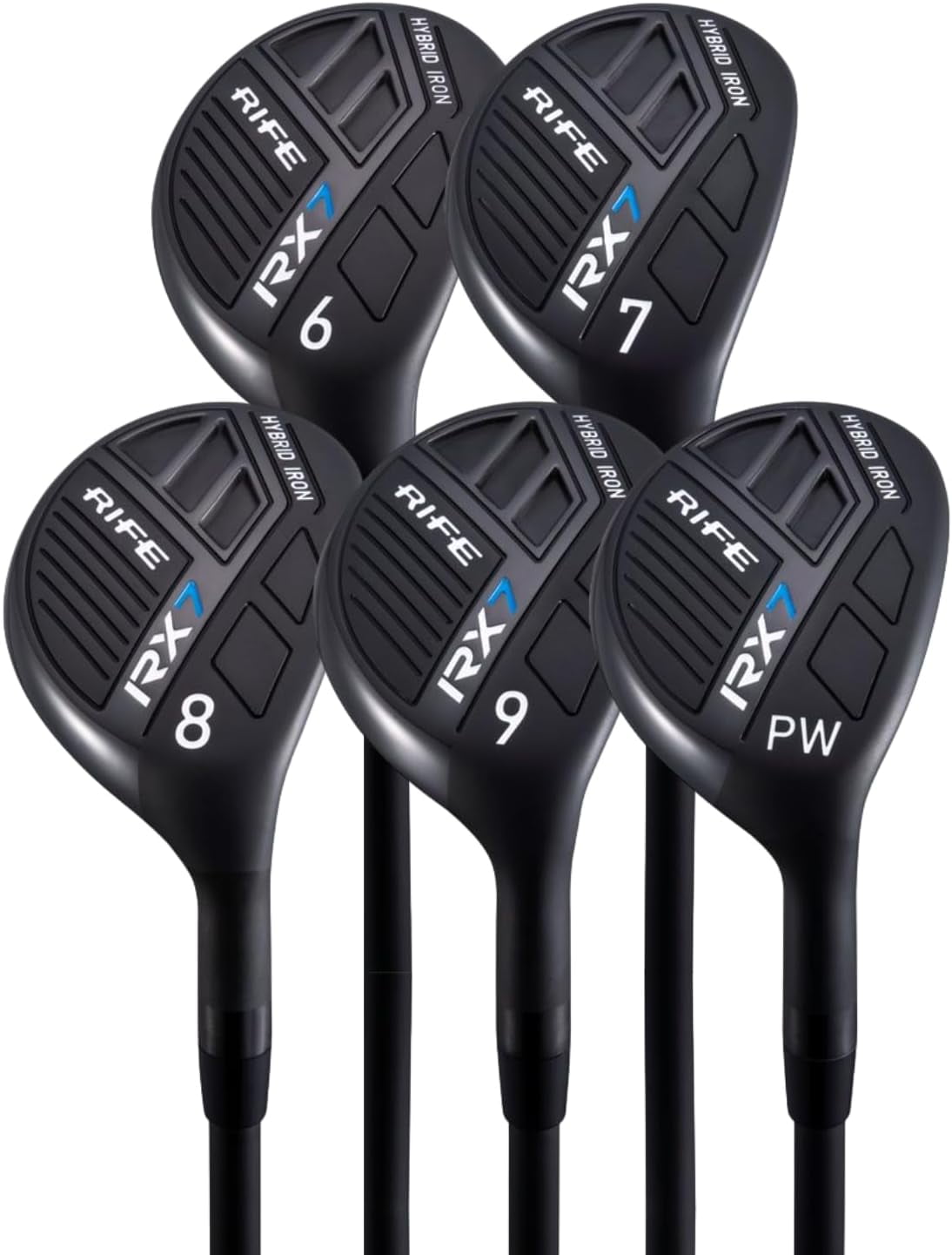 Rife Golf RX7 Senior Men's Hybrid Iron Set, Graphite Shaft, #6-PW ...