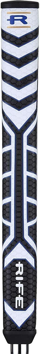 Rife Midsize Golf Putter Soft Large Dual Grip Flat Front RG Pistol Tour ...