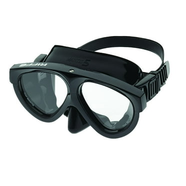 Riffe Frameless Mask - Black W/ Amber Lens - Walmart.com