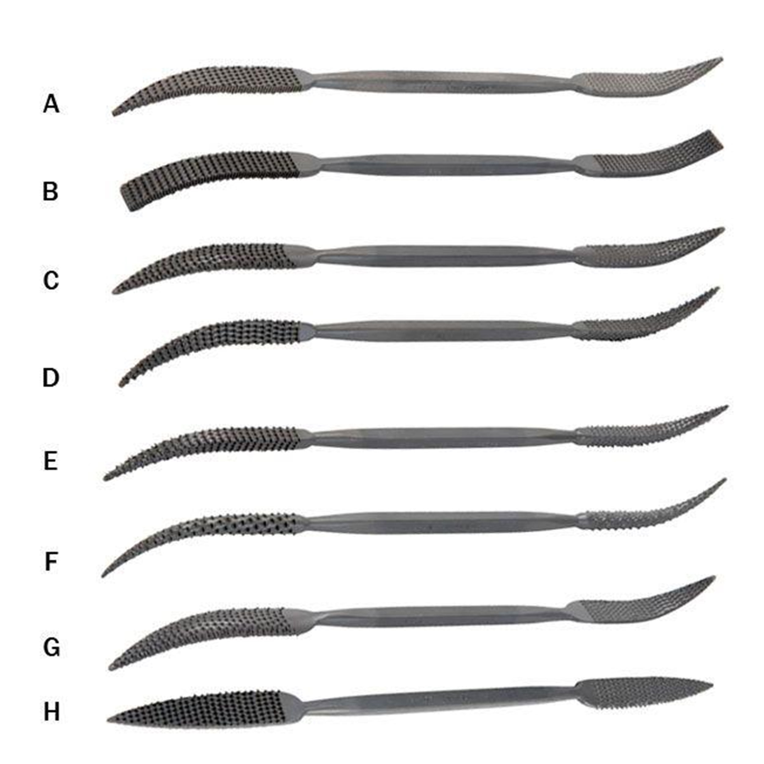 Riffler Rasps, Set of 8 - Walmart.com