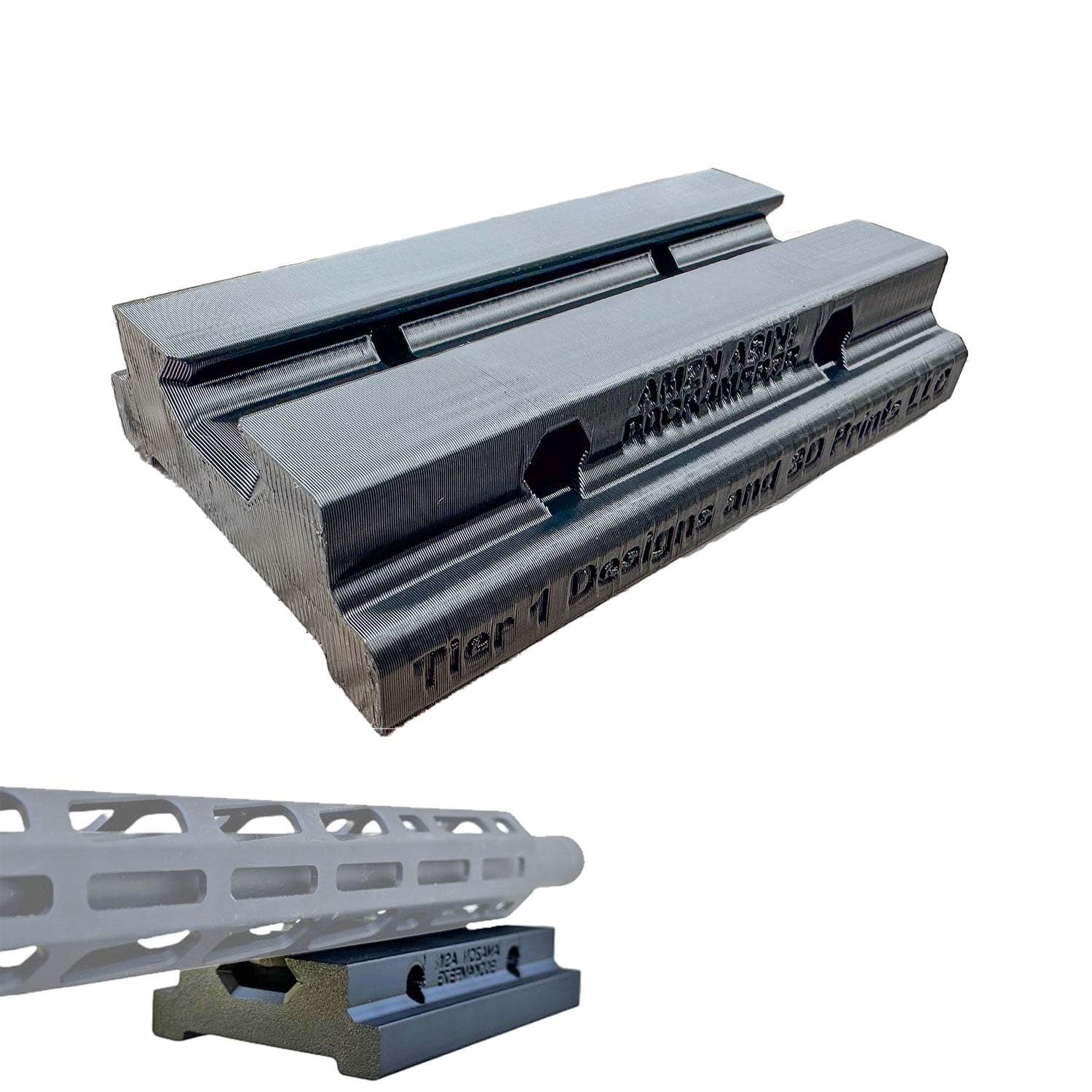 Rifle Bag Rider - 3 Inch benchrest picatinny bag rider | Shooting rest ...