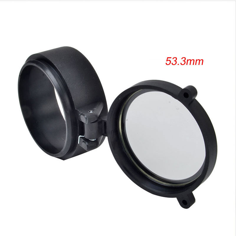 Rifle Scopes Quick Flip Spring Up Open Gun Lens Cover See-thru ...