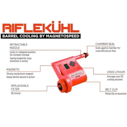 RifleKuhl Barrel Cooler, Red - Walmart.com