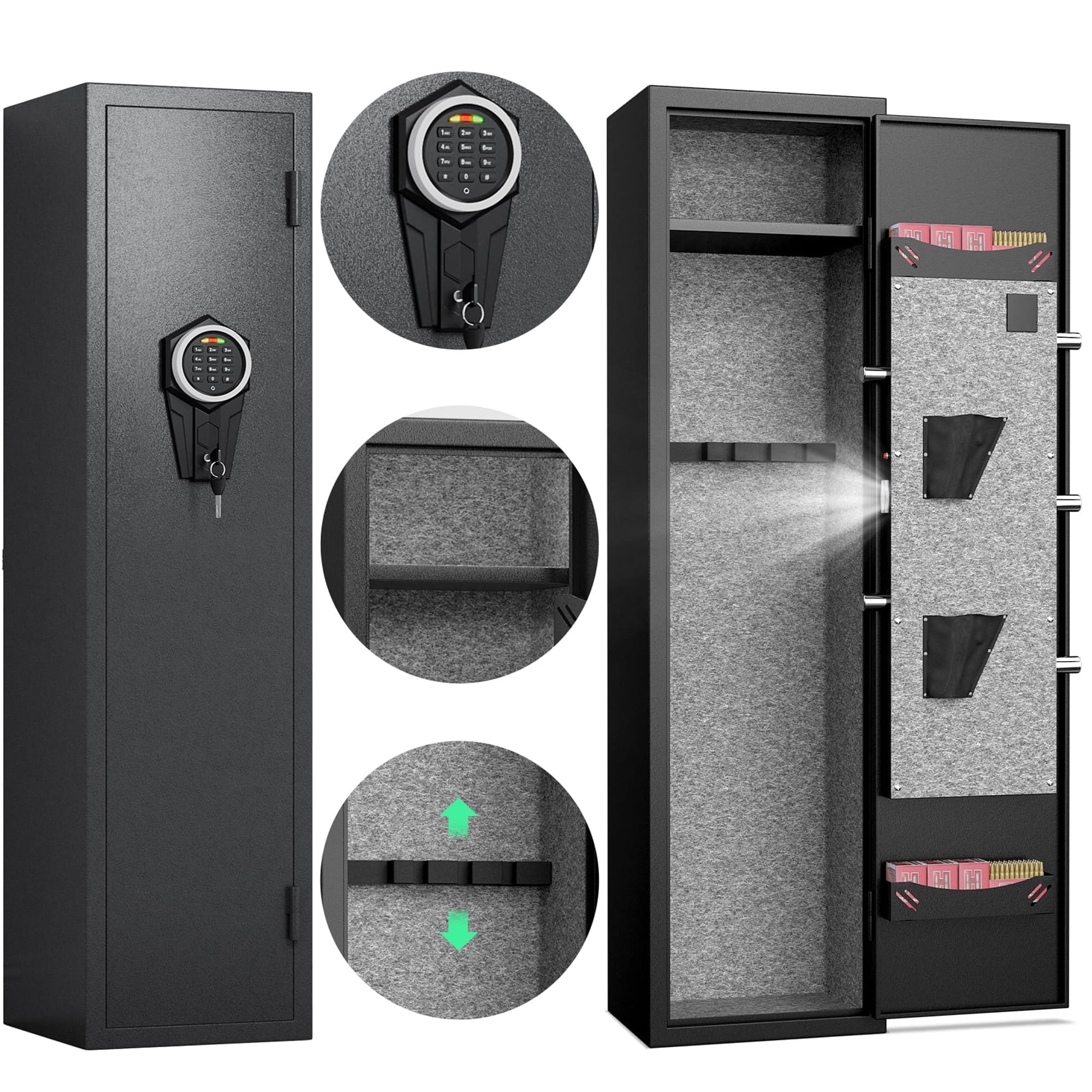 Customer reviews for 2 Gun Safe for Guns and Pistols, Quick Access Gun ...