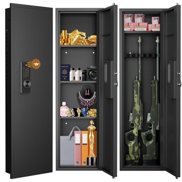 Cannon Heartland 24-Gun Fire Safe, Electronic Lock, Gray, 55" x 24" x ...