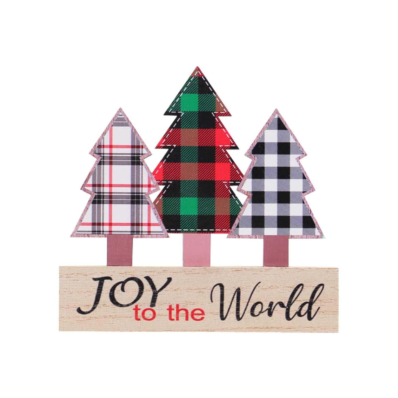 Riforla Christmas Wooden Decoration Christmas Tree Rustic Farmhouse ...