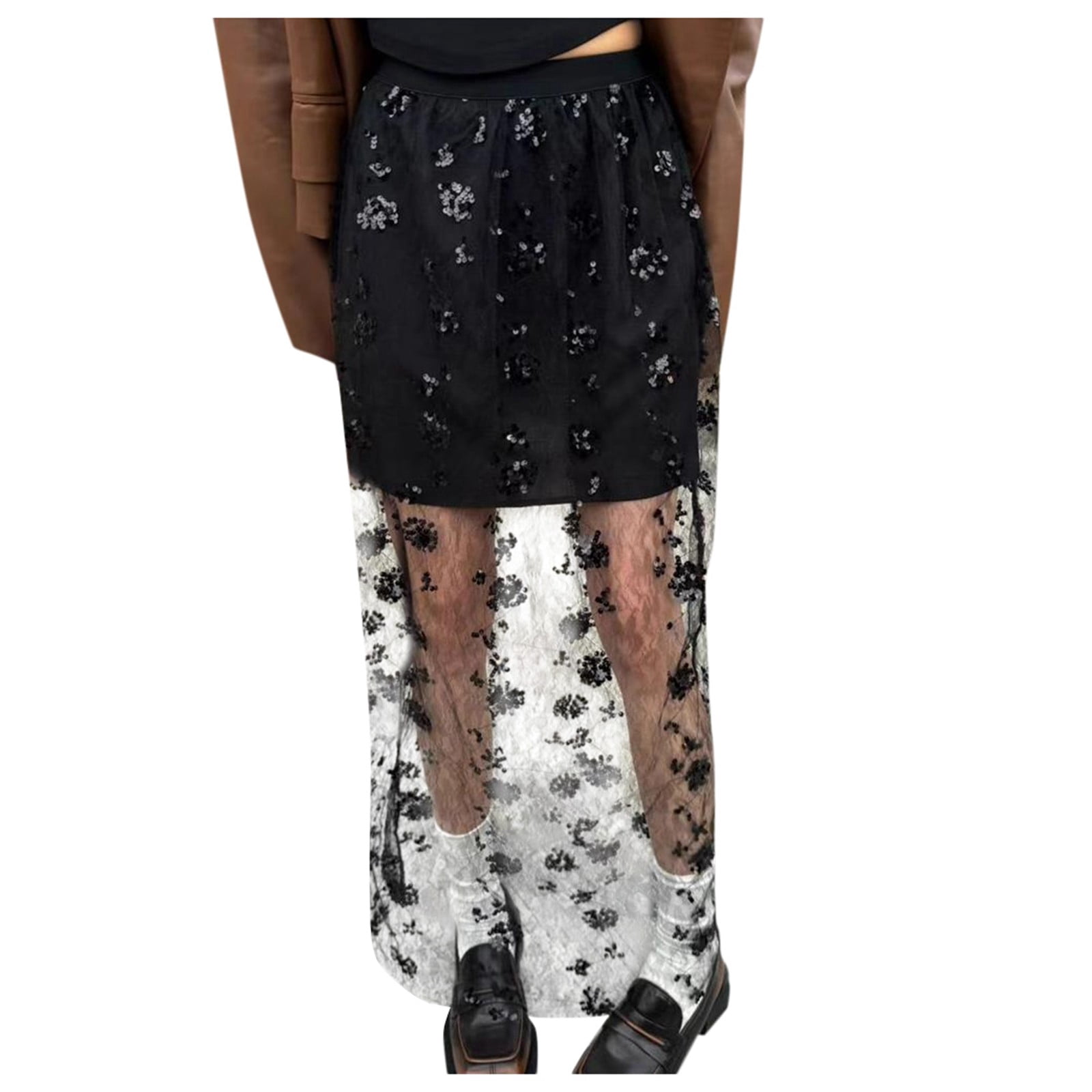 Riforla Instagram French A Line Skirt with Hollowed Out Design ...