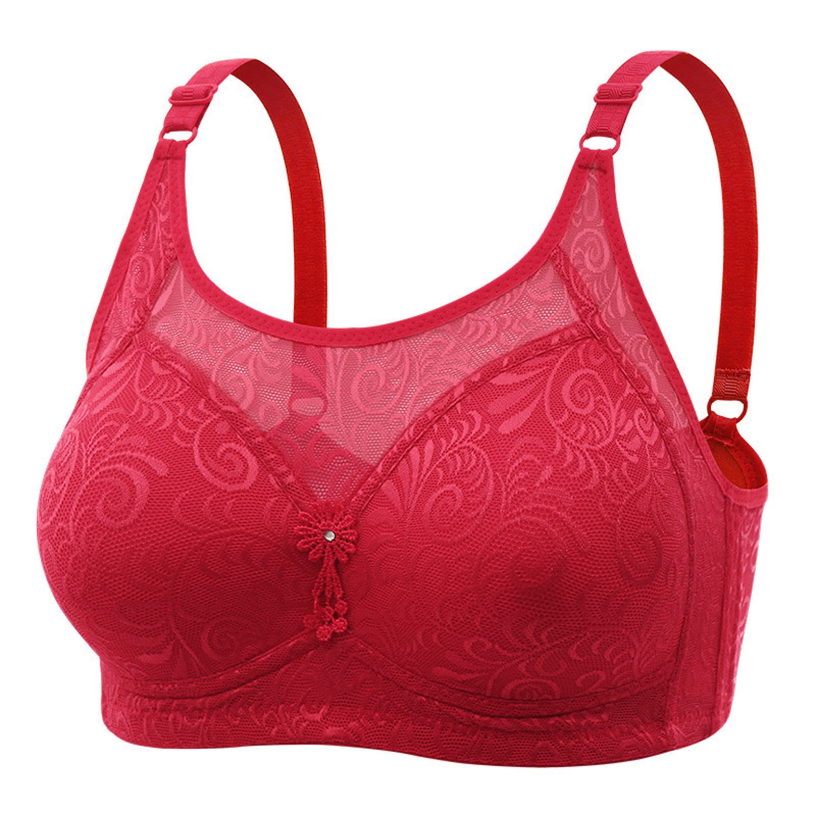 Riforla Lace Comfort Bra ElleBloom Bra for Seniors Sagging Wire Bra ...