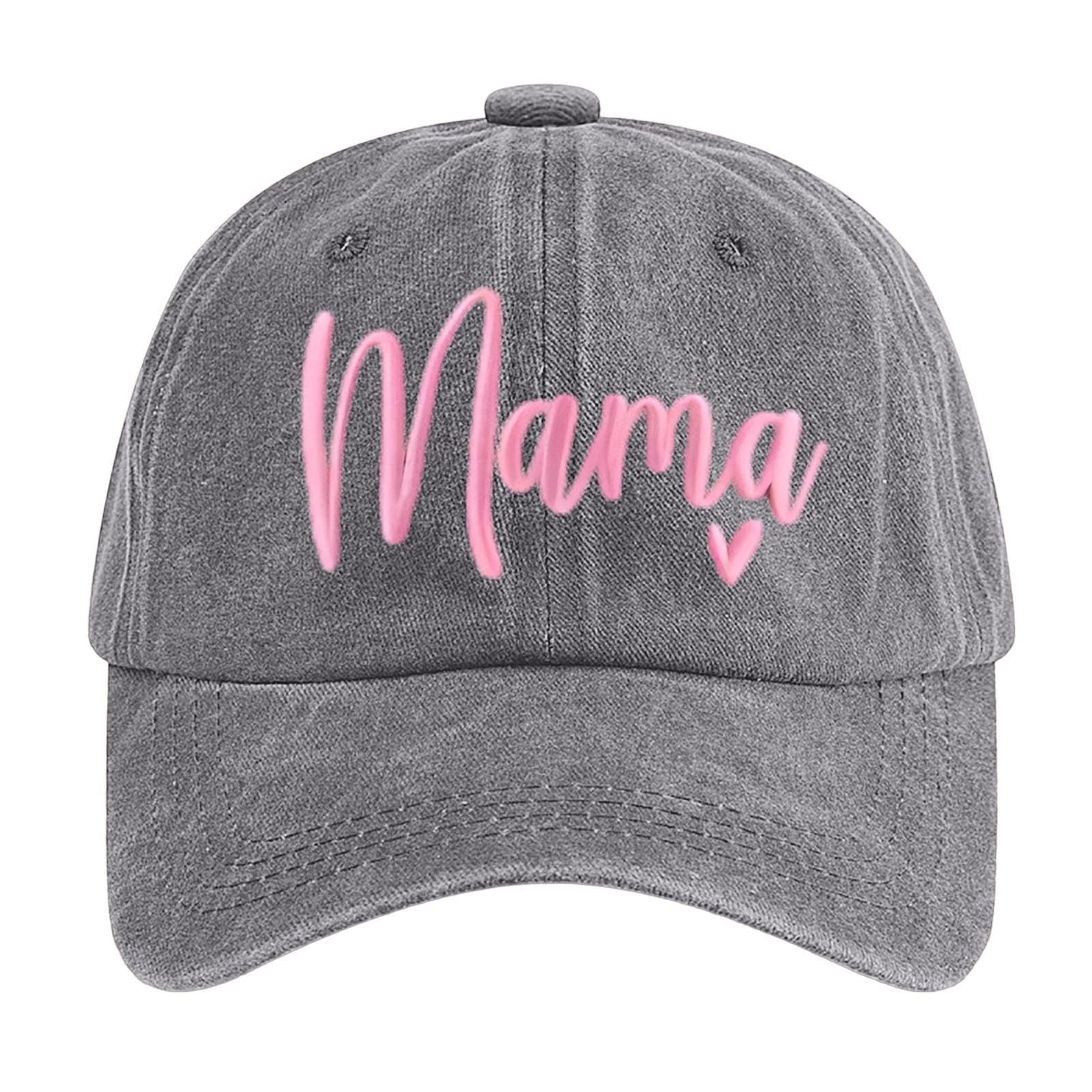 Riforla Mama Hats for Women Funny Adjustable Mini Baseball Cap Hats for ...