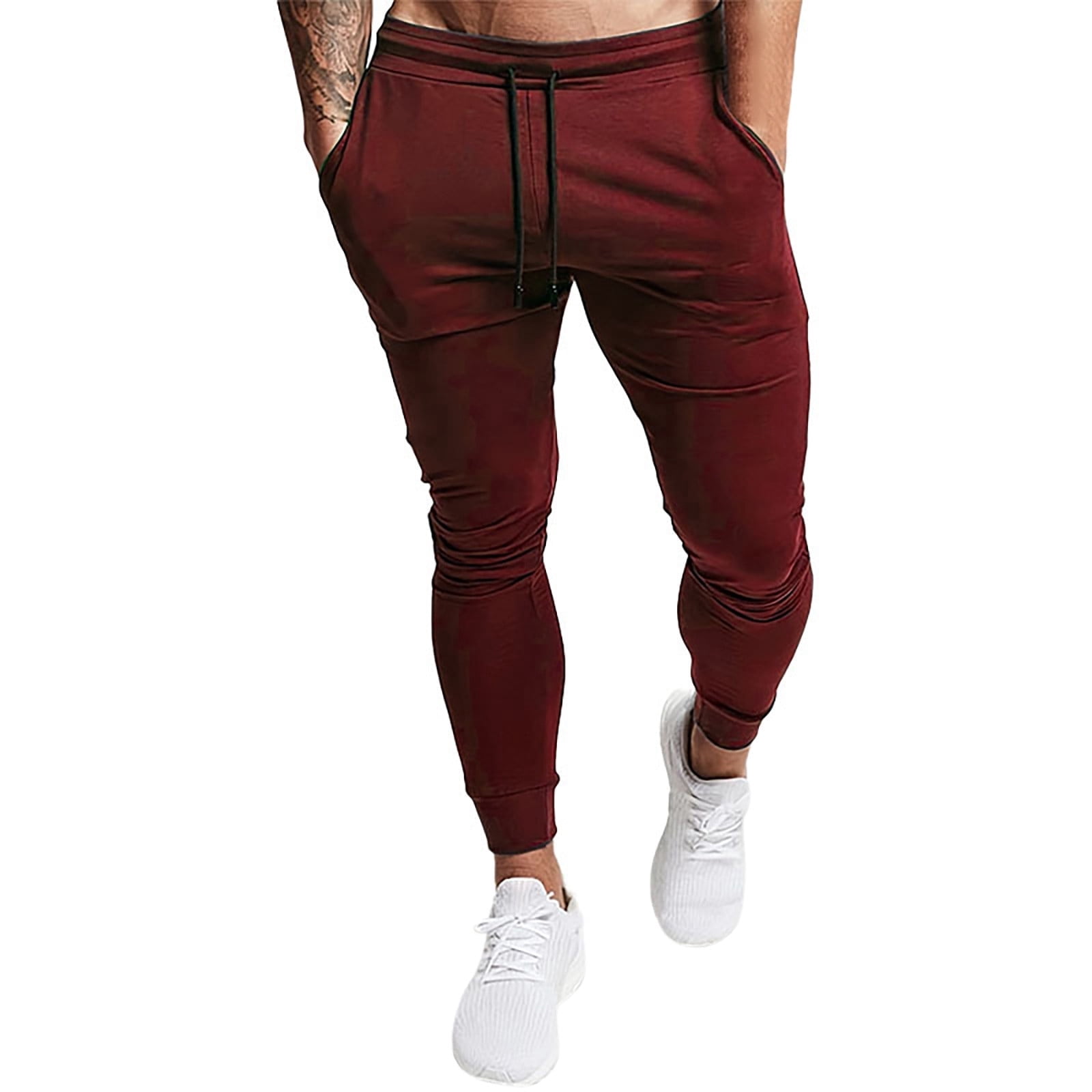 Riforla Men's Sweatpants Pants Soft Comfy Loose Wide Leg Trousers ...
