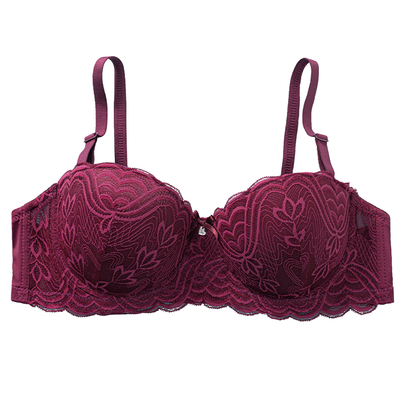 Riforla New Half Cup Plus Size Lingerie with Sexy Lace Ribbon and Steel ...