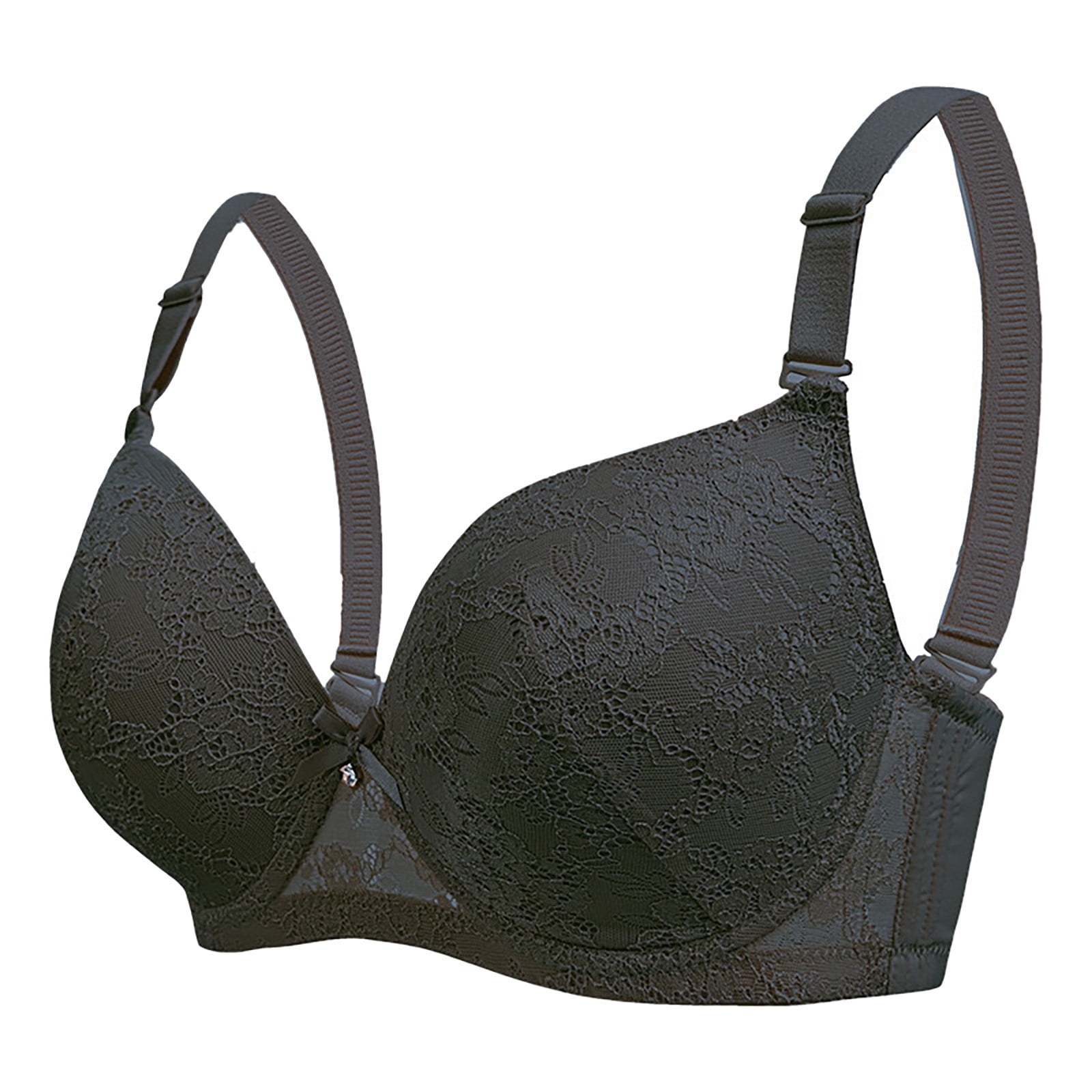 Riforla Plus Size Lace Bra for Women Foam Underwire Supportive Lift D ...