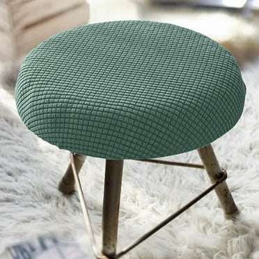Saloniture 2-Pack Round Stool Seat Cover, 15-1/2 Inch Waterproof ...