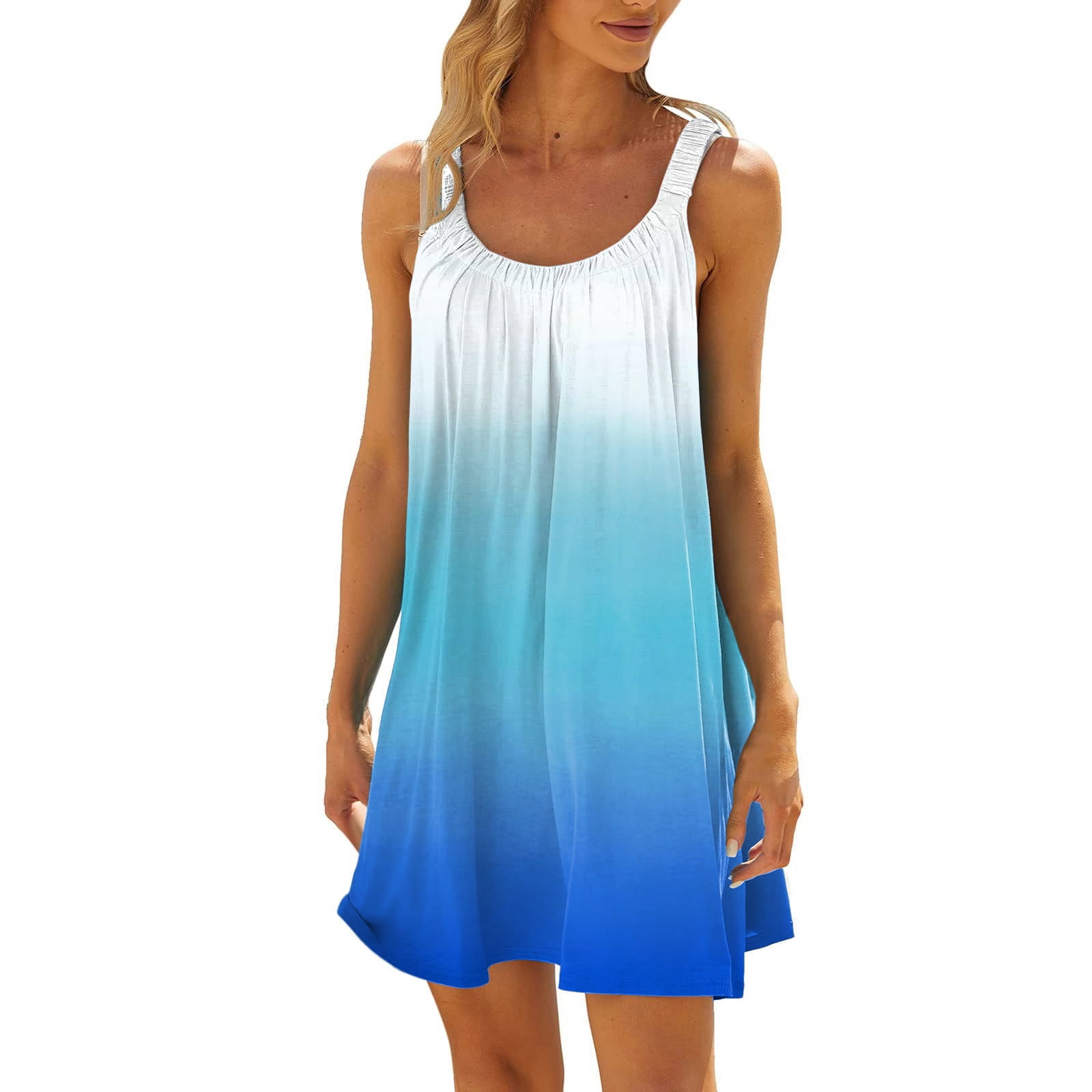 Riforla Women's Gradient Beach Bathing Suit Swimsuit Cover Ups Swimwear ...