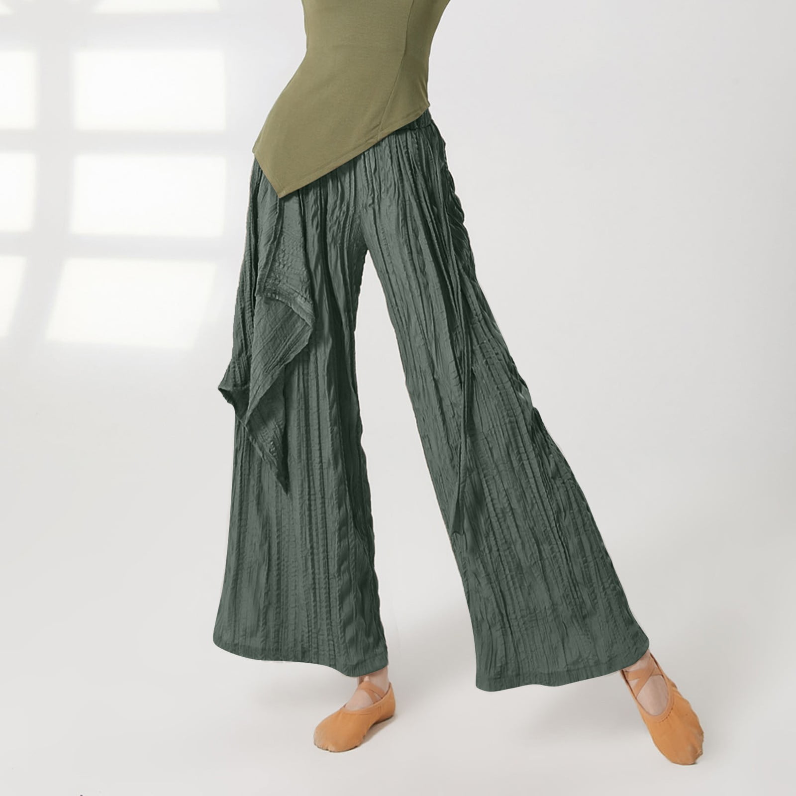 Ediodpoh Women's Pants Ballet Modern Dance Pants Classical Dance ...