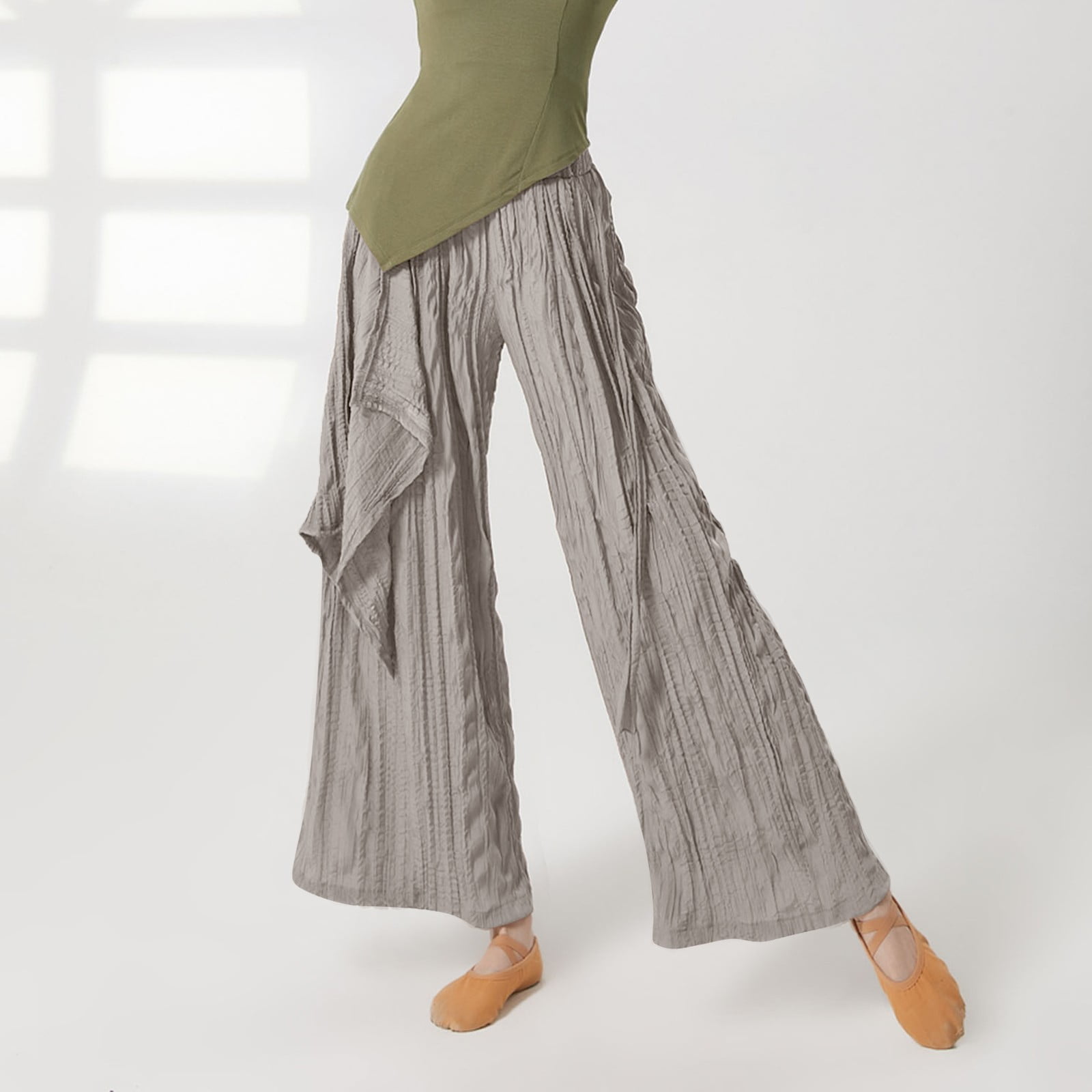 Ediodpoh Women's Pants Ballet Modern Dance Pants Classical Dance ...