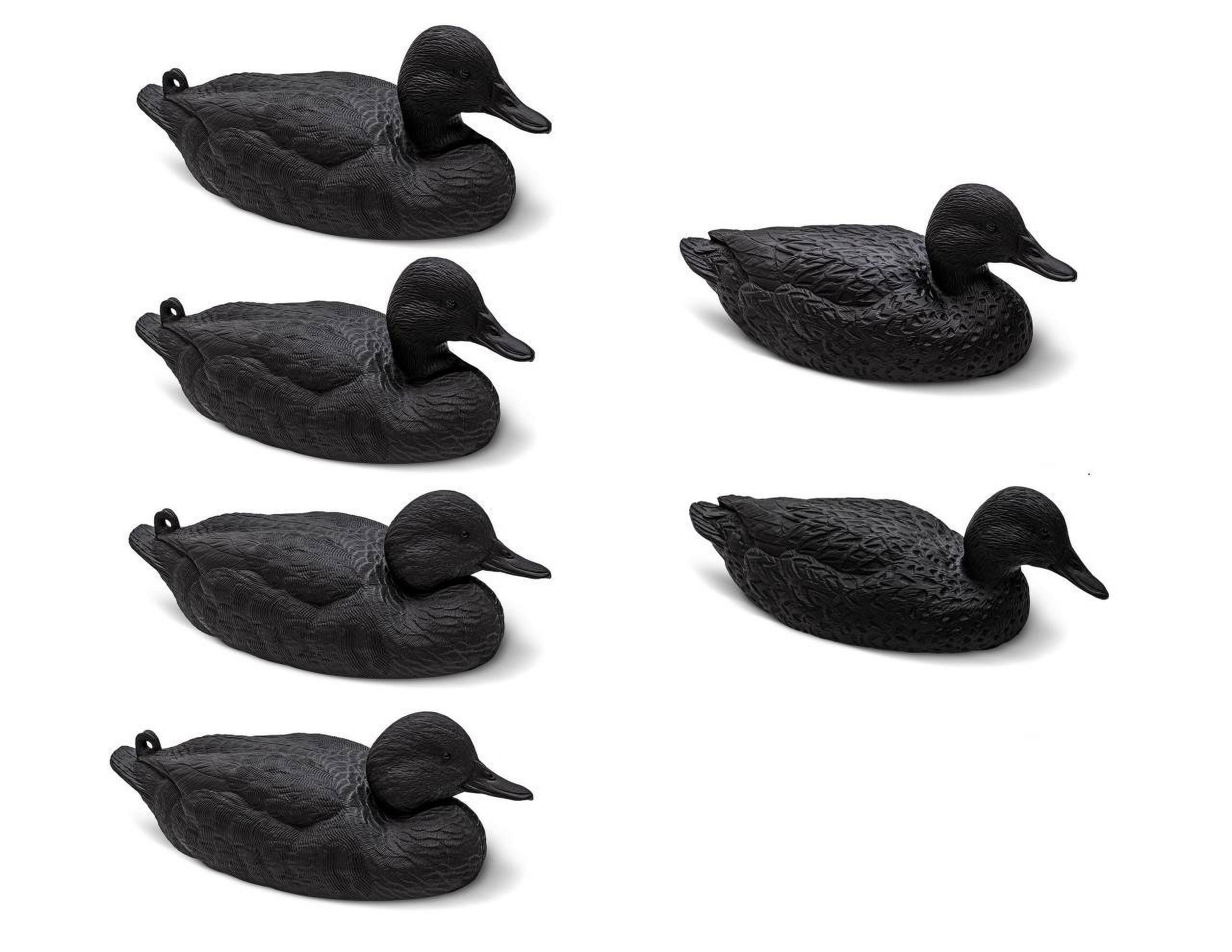 Rig Em Right Blackouts Duck Decoys, 6 Pack - Walmart.com