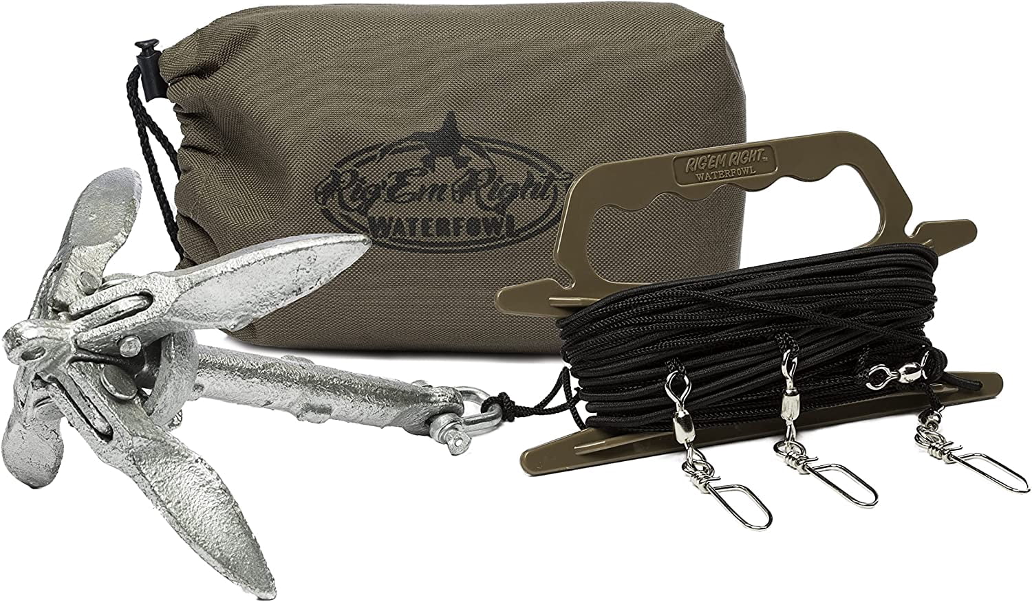 Rig'Em Right Waterfowl Jerk Rig Decoy Ultimate Motion Device for Duck ...