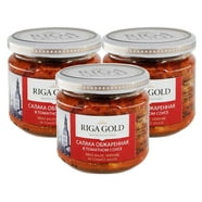 Riga Gold Smoked Sprats in Oil Easy Open Tin Can 160g/0.35lb - Walmart.com