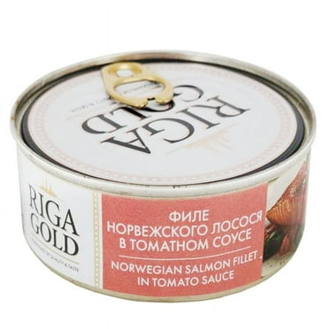 Riga Gold Smoked Sardines in Oil, 100g/0.22lb Jar (6 Pack) - Walmart.com