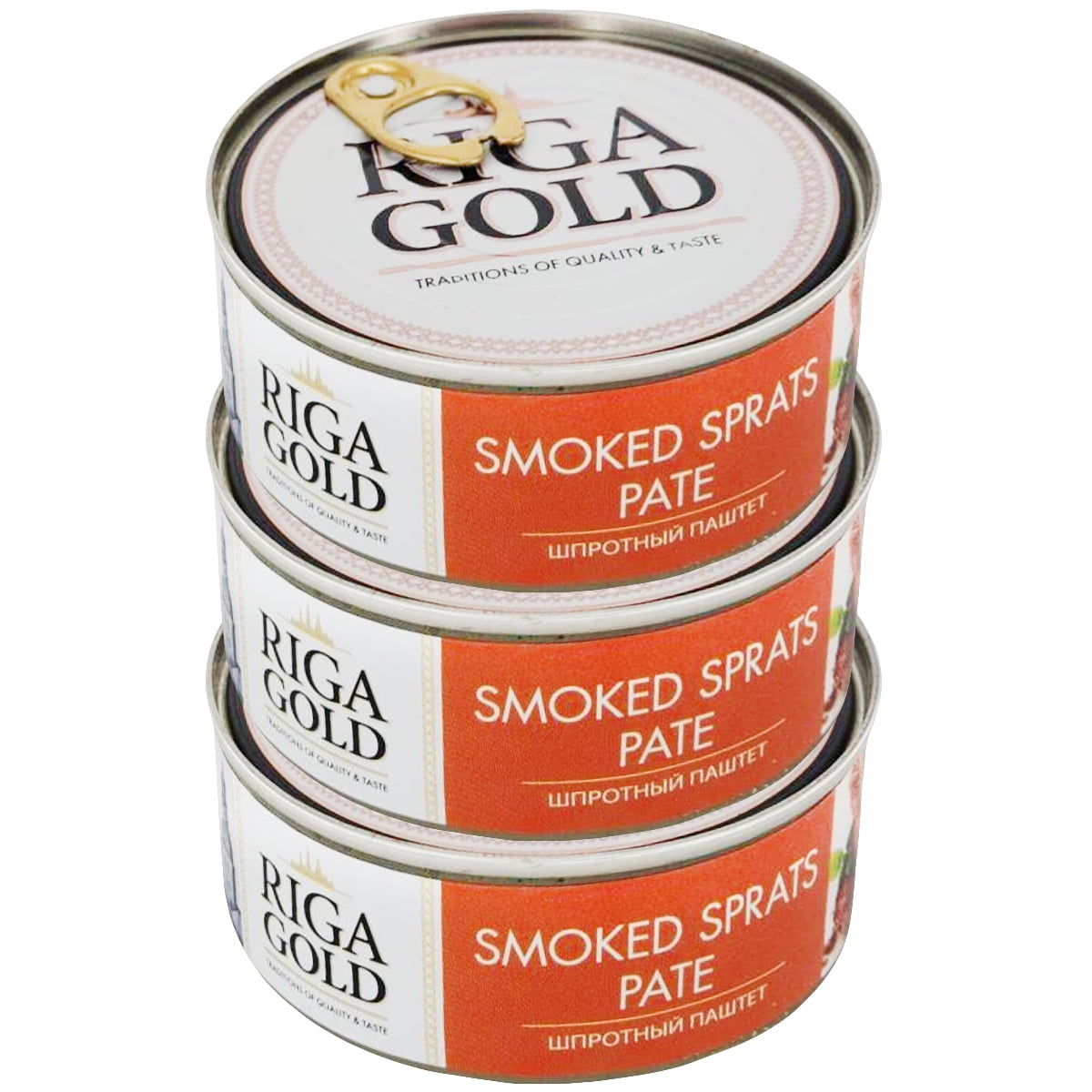 Riga Gold Smoked Sprat Pate 240g/ 0.53lb - Set of 3 - Walmart.com
