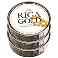 Riga Gold Smoked Sprats in Oil Easy Open Tin Can 160g/0.35lb - Walmart.com
