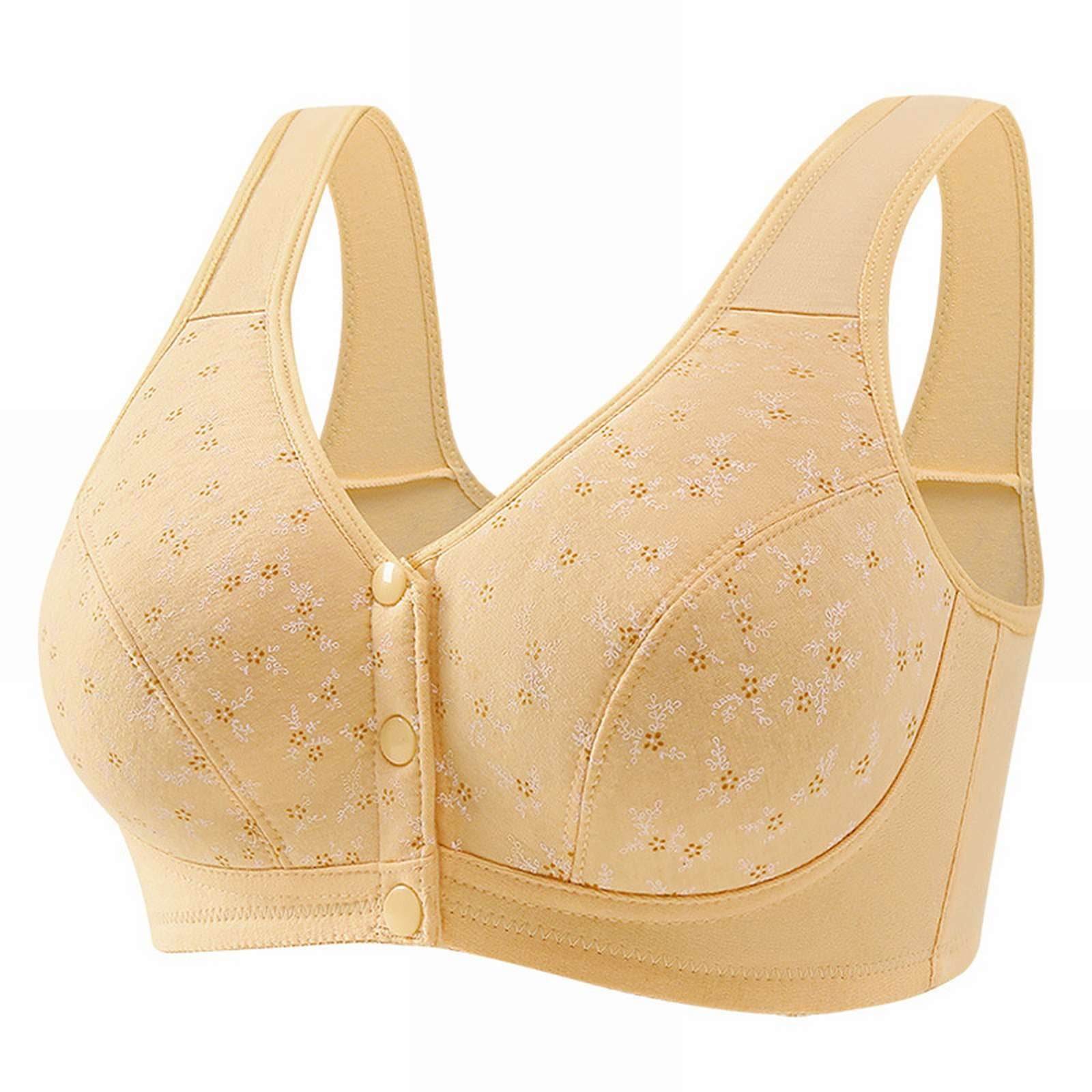 Rigardu Bras for Women Women Lace Front Button Shaping Cup Adjustable ...