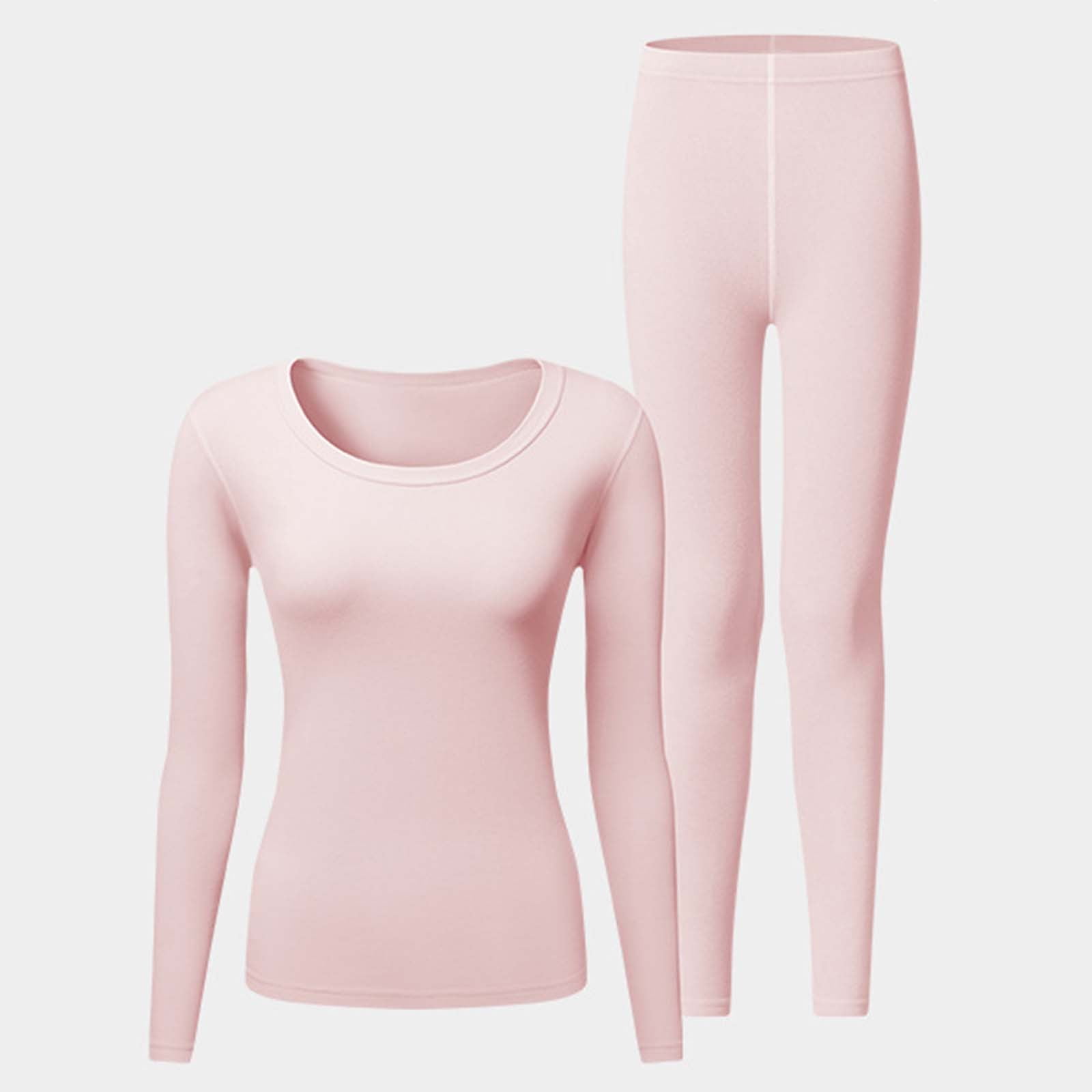 Rigardu Women's Thermal Underwear Set Lined Long Thermal Underwear Base Layer for Women Cold ...