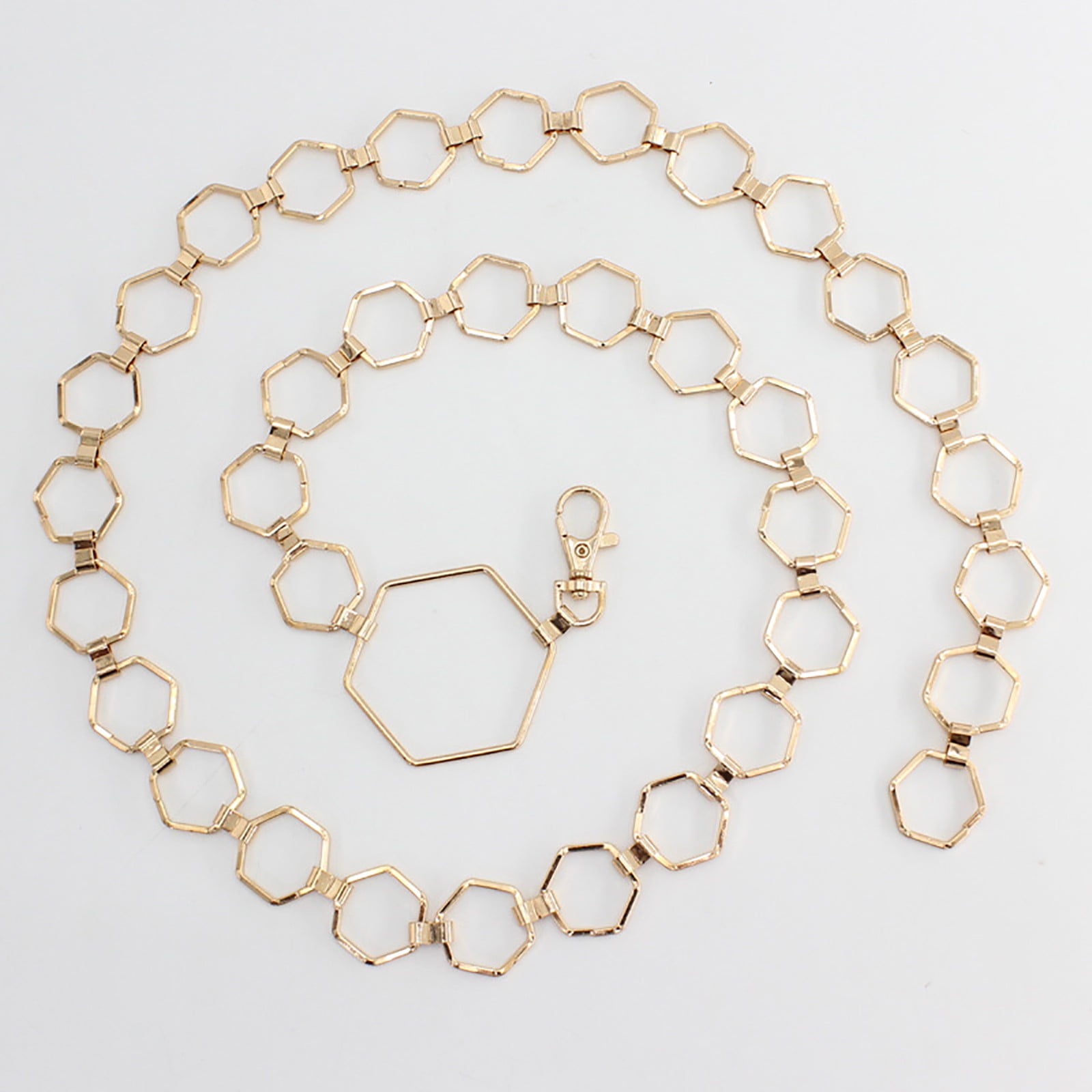 Rigardu belts for women Women Hook Adjustment Waist Metal String ...