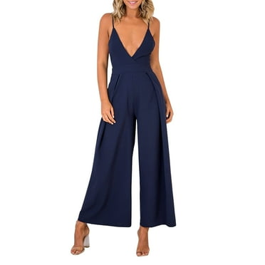 Babysbule Jumpsuit for Women Clearance Women's Casual Loose Baggy ...