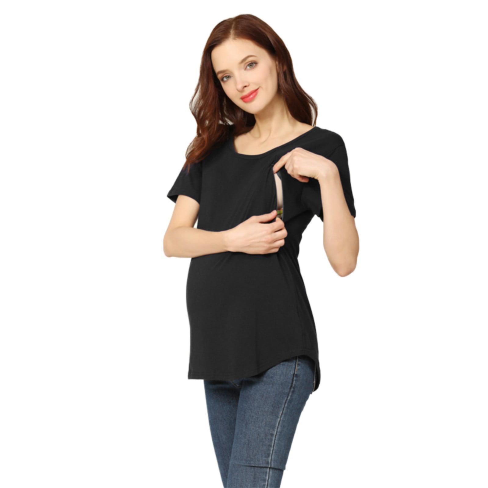 Rigardu Plus Size Tops For Women Womens Plus Size Tops Breast Feeding