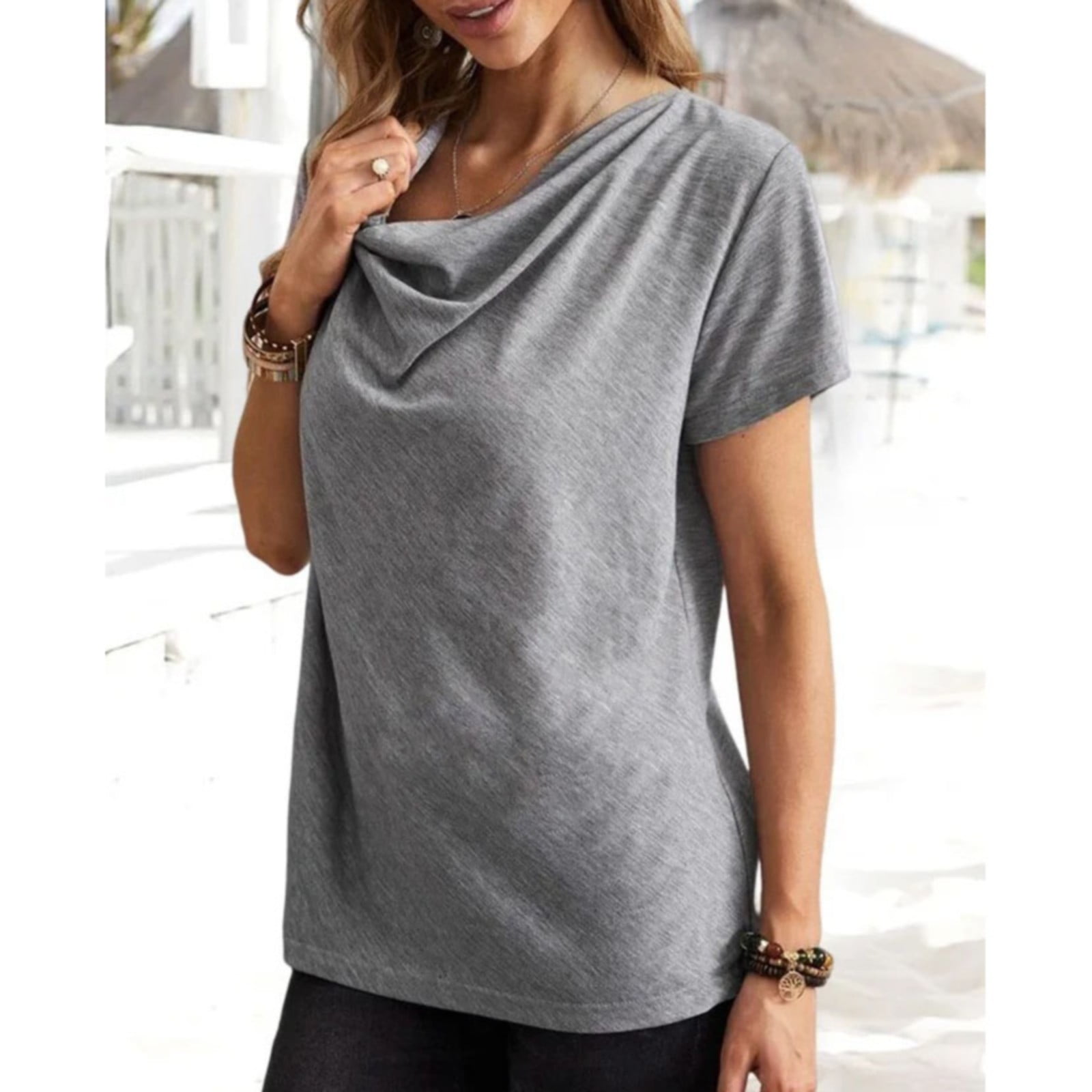 Rigardu Shirts For Women Womens Tops Ts For Women Summer Casual Top