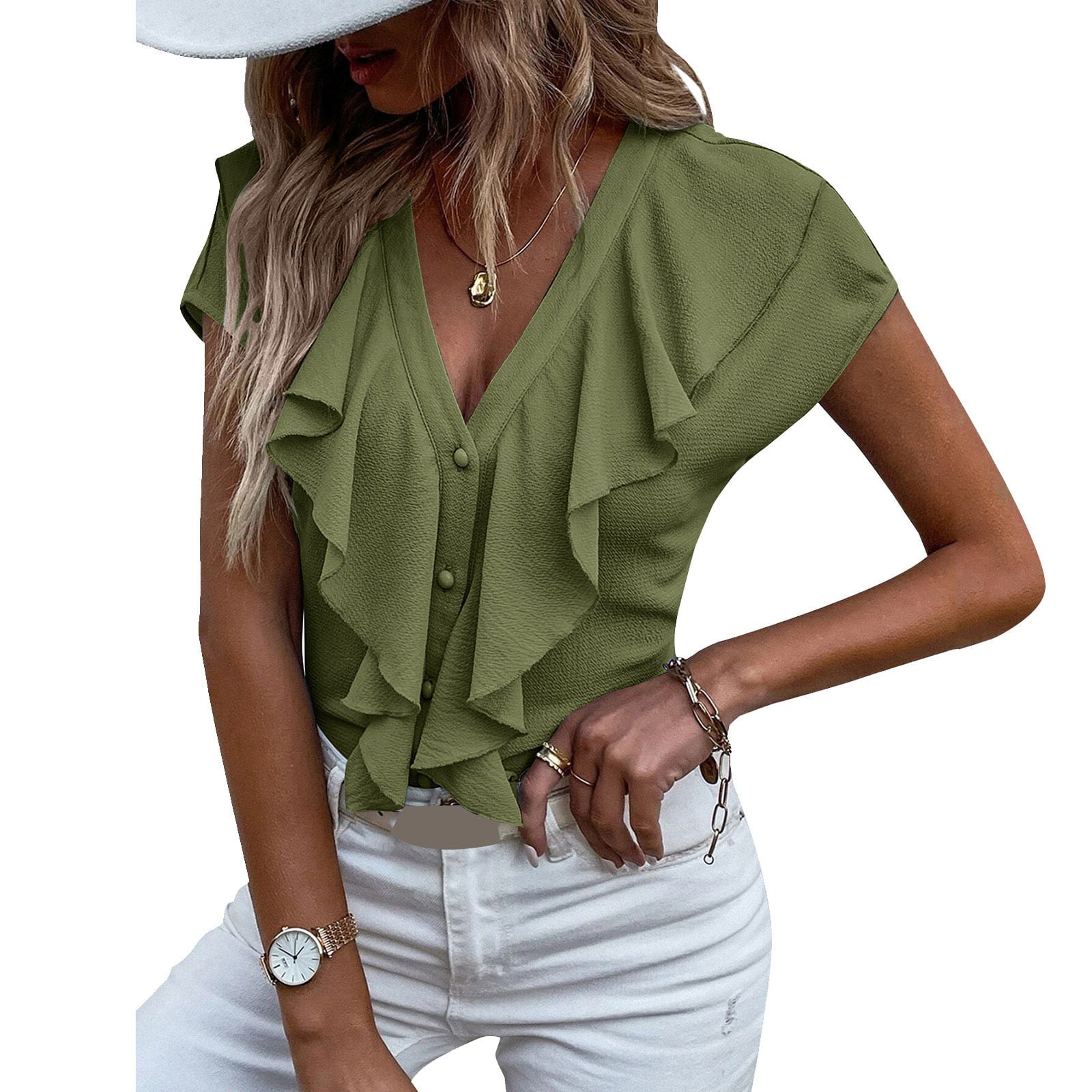 Rigardu Shirts For Women Womens Tops Ts For Women Woman Summertime