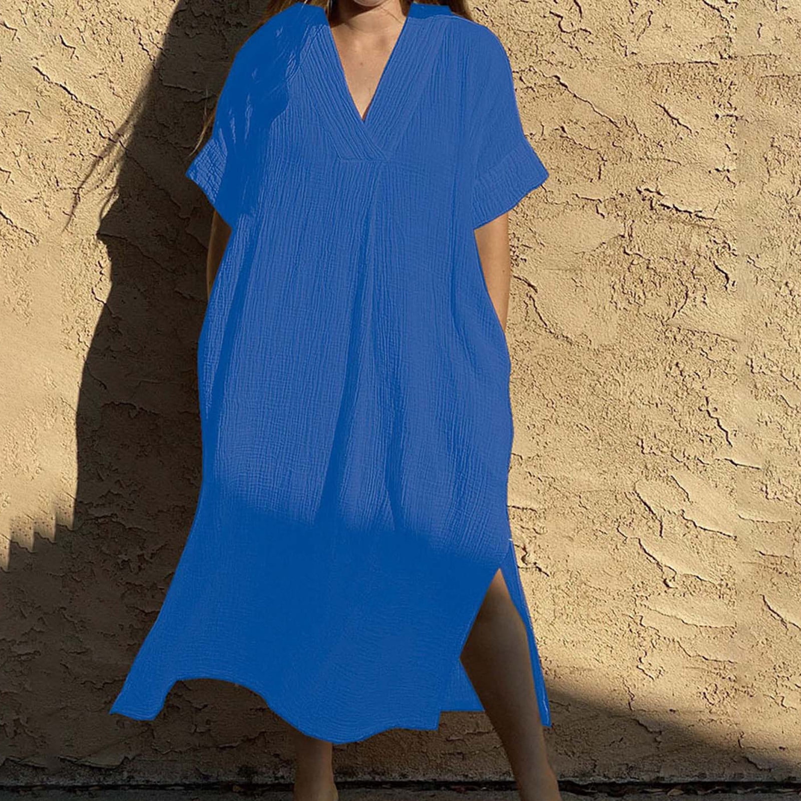 Rigardu swimsuit coverups for women Rayon Crepe Beach Cover Up Beach ...